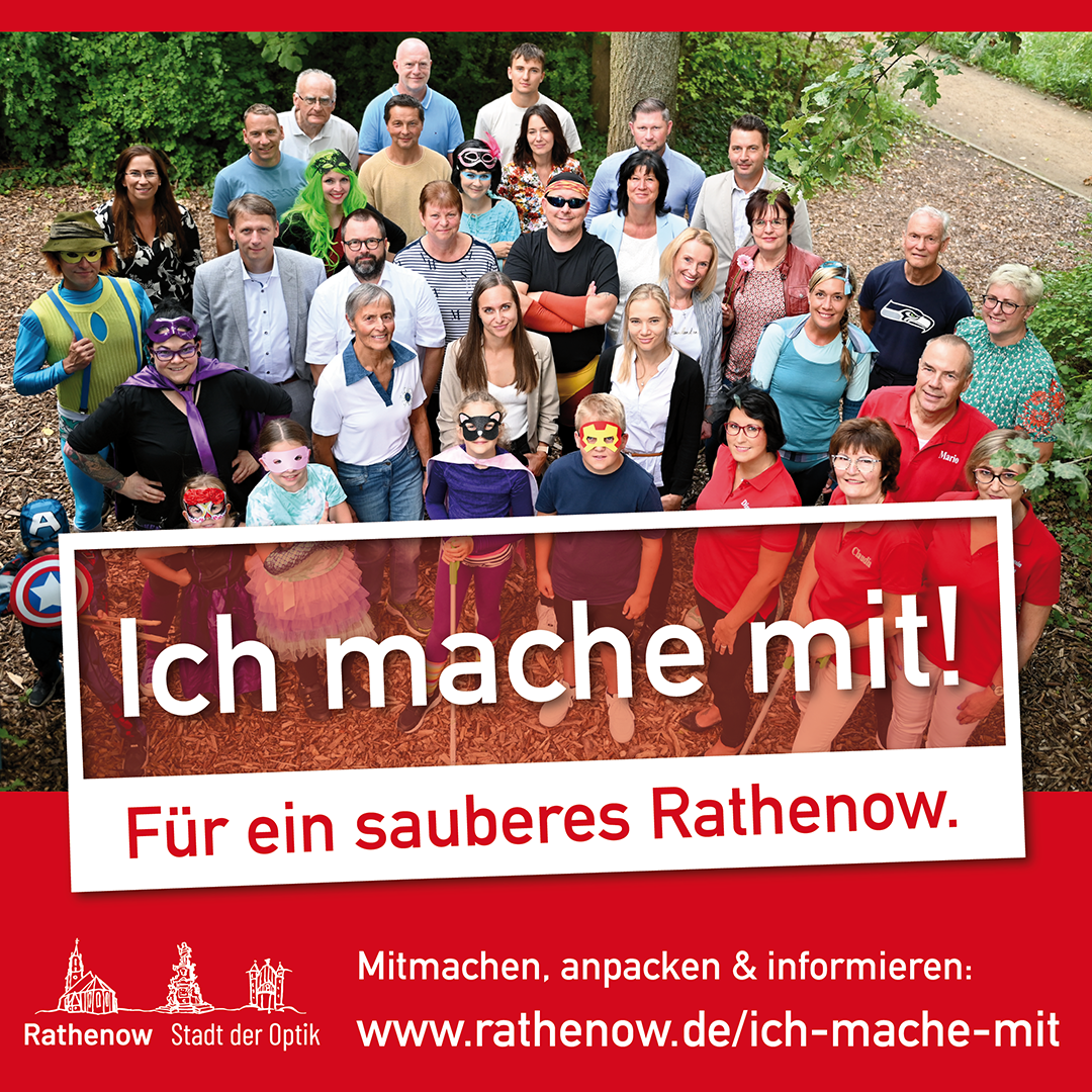 Rathenow startet Kampagne für mehr Sauberkeit in der Stadt - Stadt Rathenow